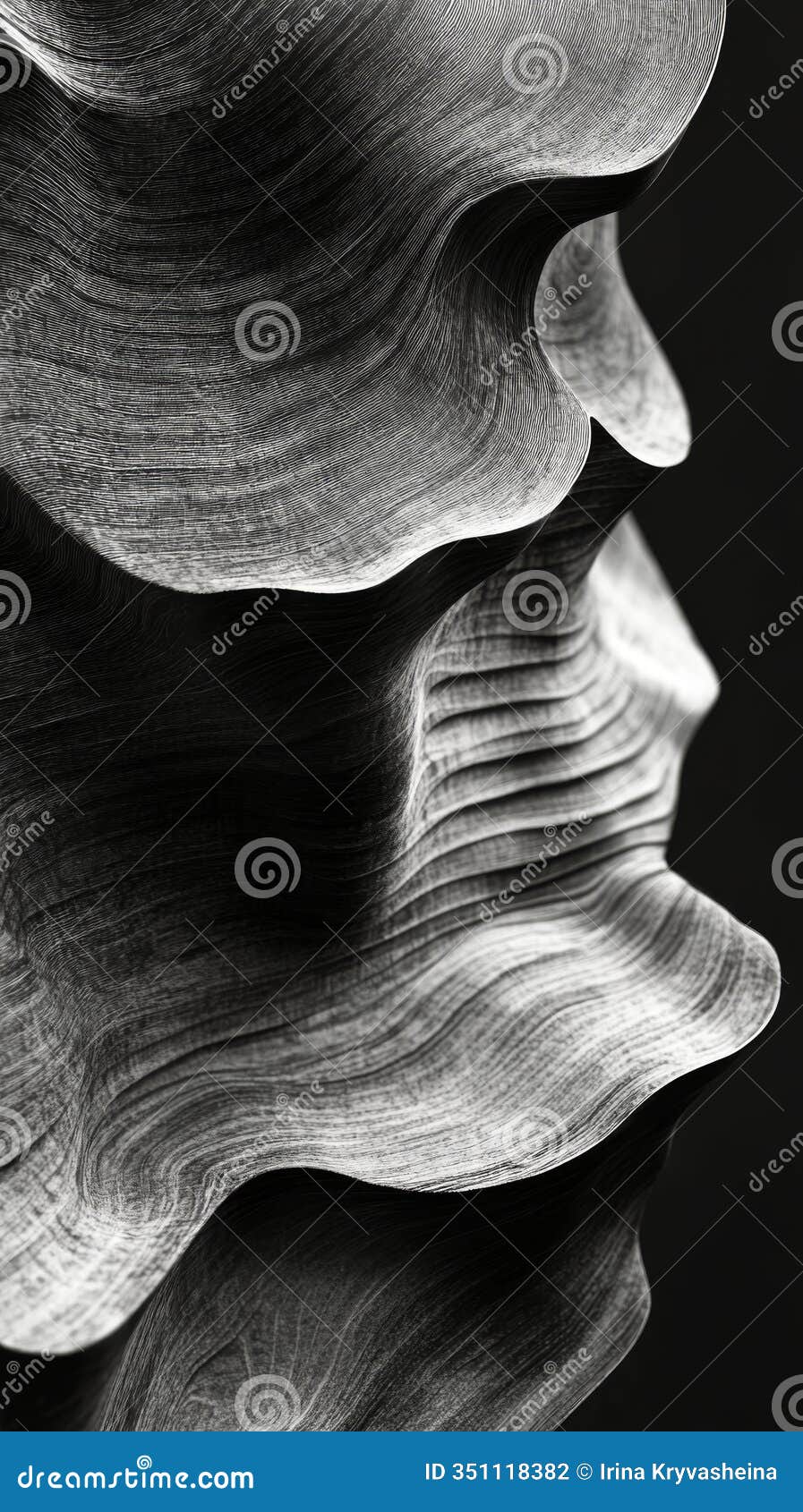 Fluid Patterns Create a Mesmerizing Abstract Texture with Contrasting ...