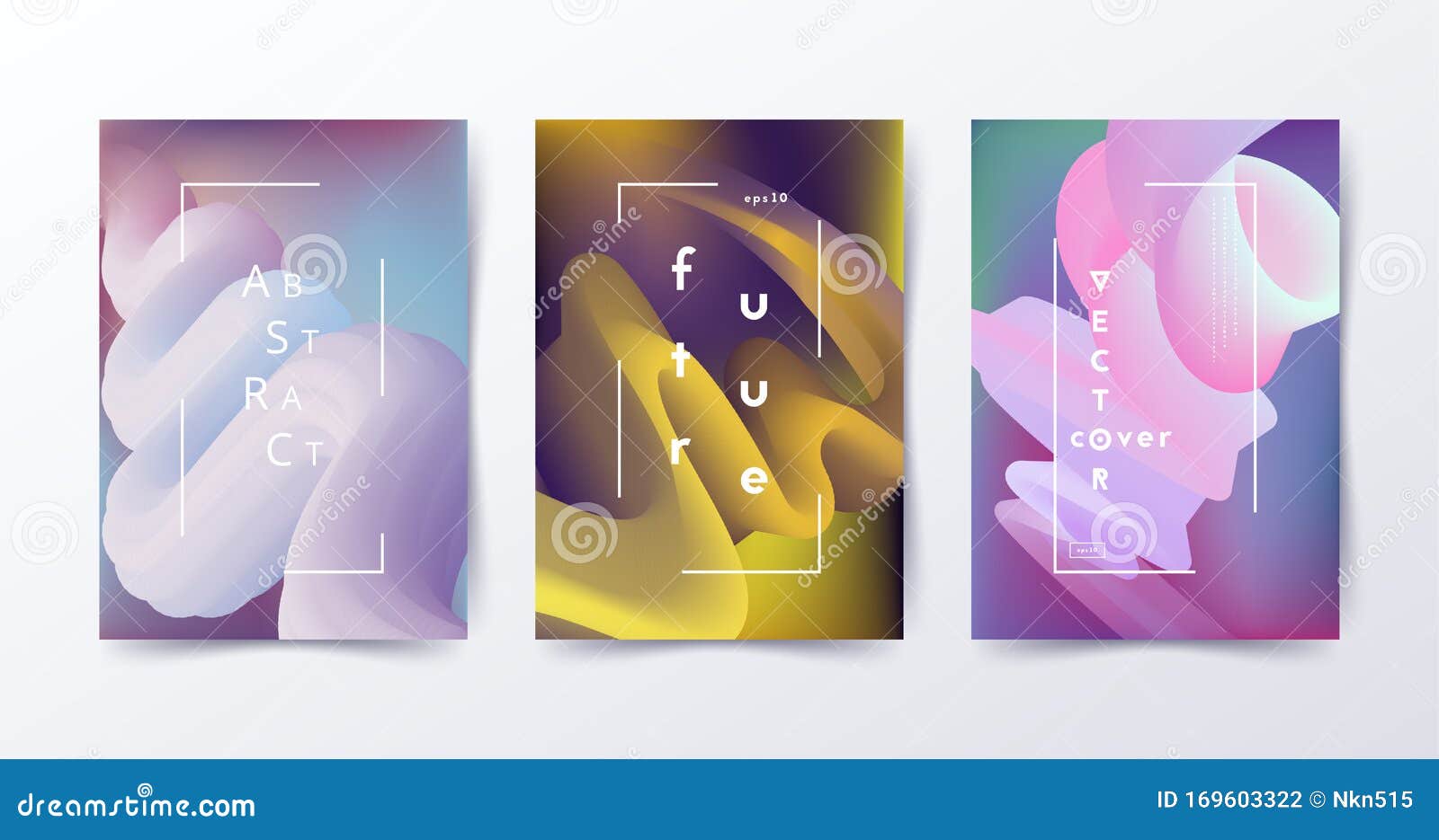 Fluid Poster Template. Modern Design for Presentation, Invitation ...