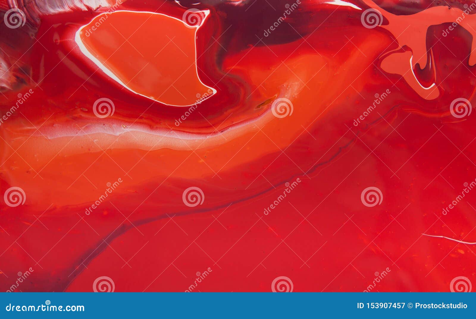 Fluid Red Painting Abstract Texture, Art Technique, Stock Image - Image ...