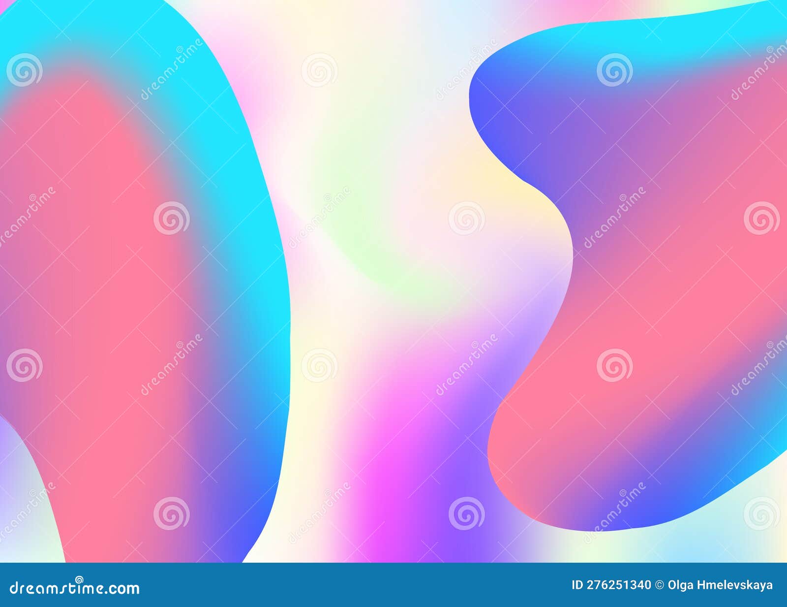 Fluid Shape Background with Liquid Dynamic Elements. Stock Vector ...