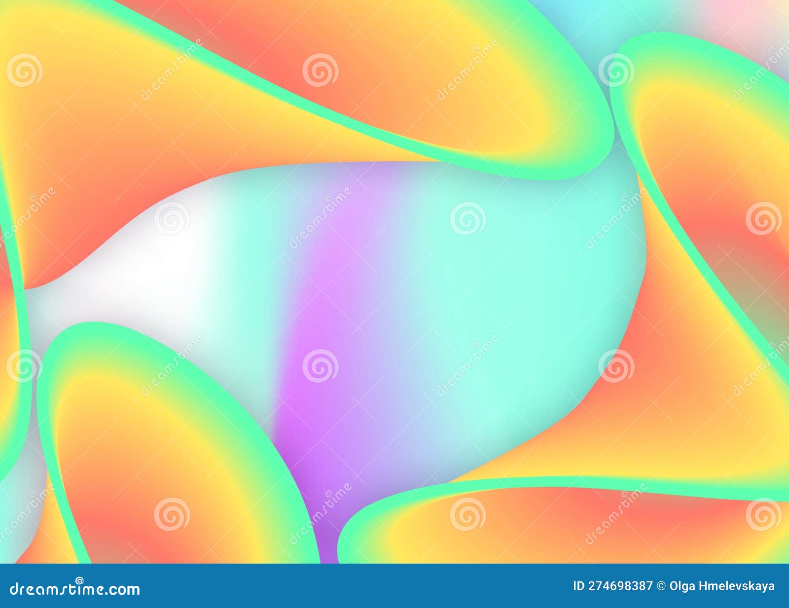 Fluid Shape Background with Liquid Dynamic Elements. Stock Vector ...