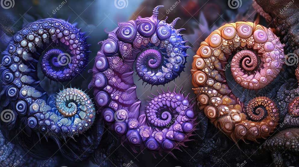 Fluid Spirals Shifting into Dynamic Forms, Representing Resilience and ...