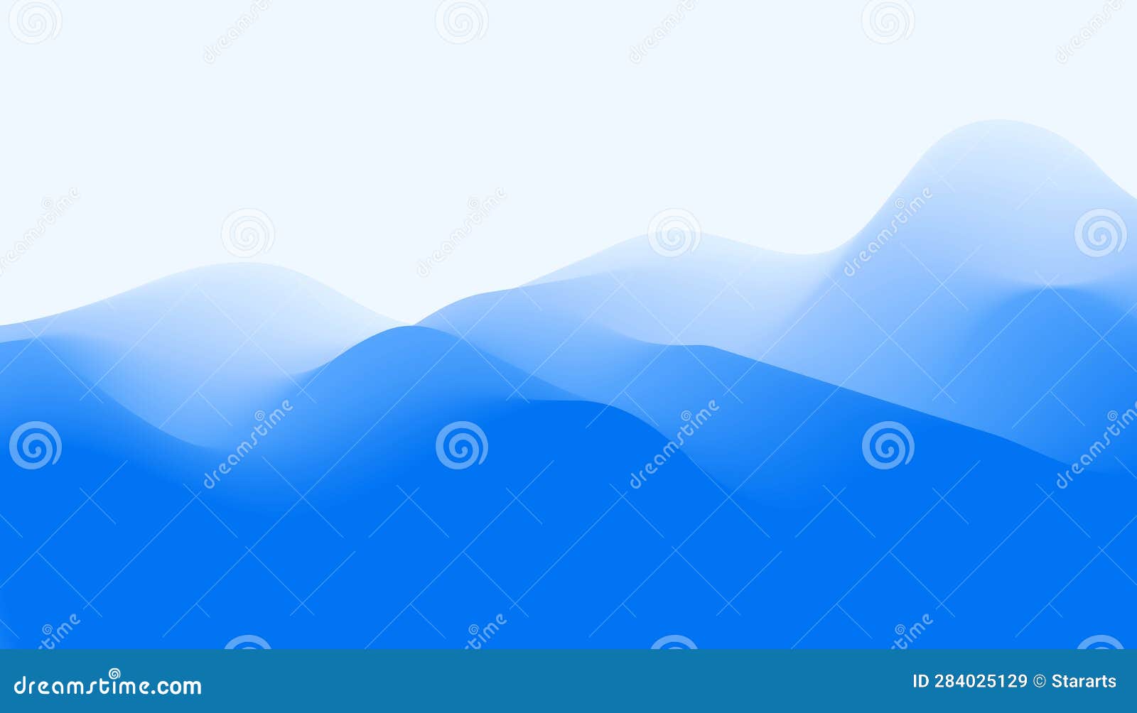 Fluid Style Abstract Blue Background with Flowing Motion Stock Vector ...