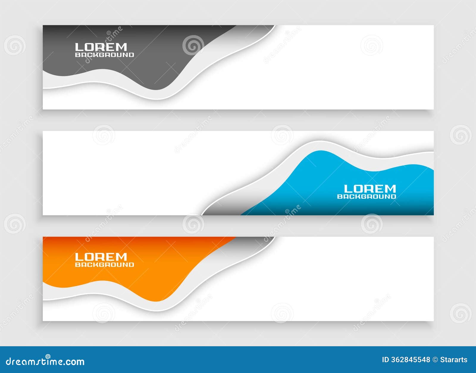 Fluid Style Corporate Web Header Layout for Professional Website Stock ...