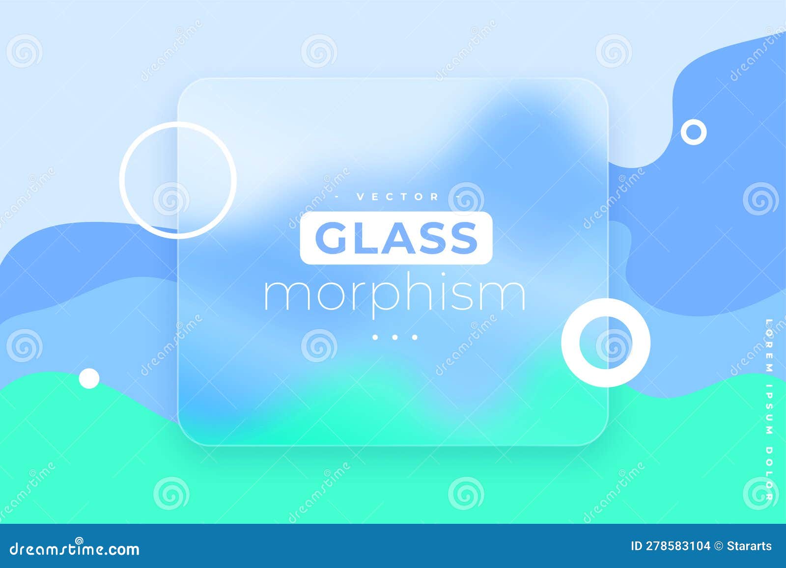 Fluid Style Glass Morphism Wallpaper Design for Modern Info Card Stock ...