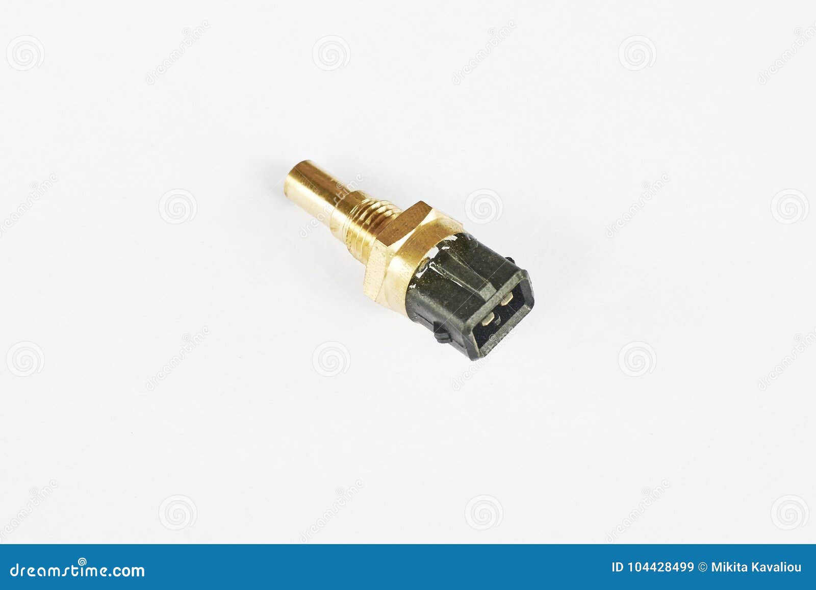 Car Temperature Sensor Isolated On White Background. Stock Photo ...