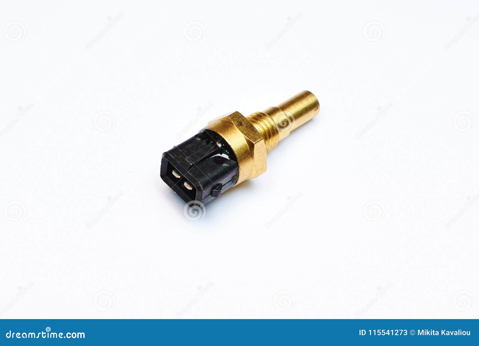 Fluid Temperature Sensor on Isolated Stock Image - Image of service ...
