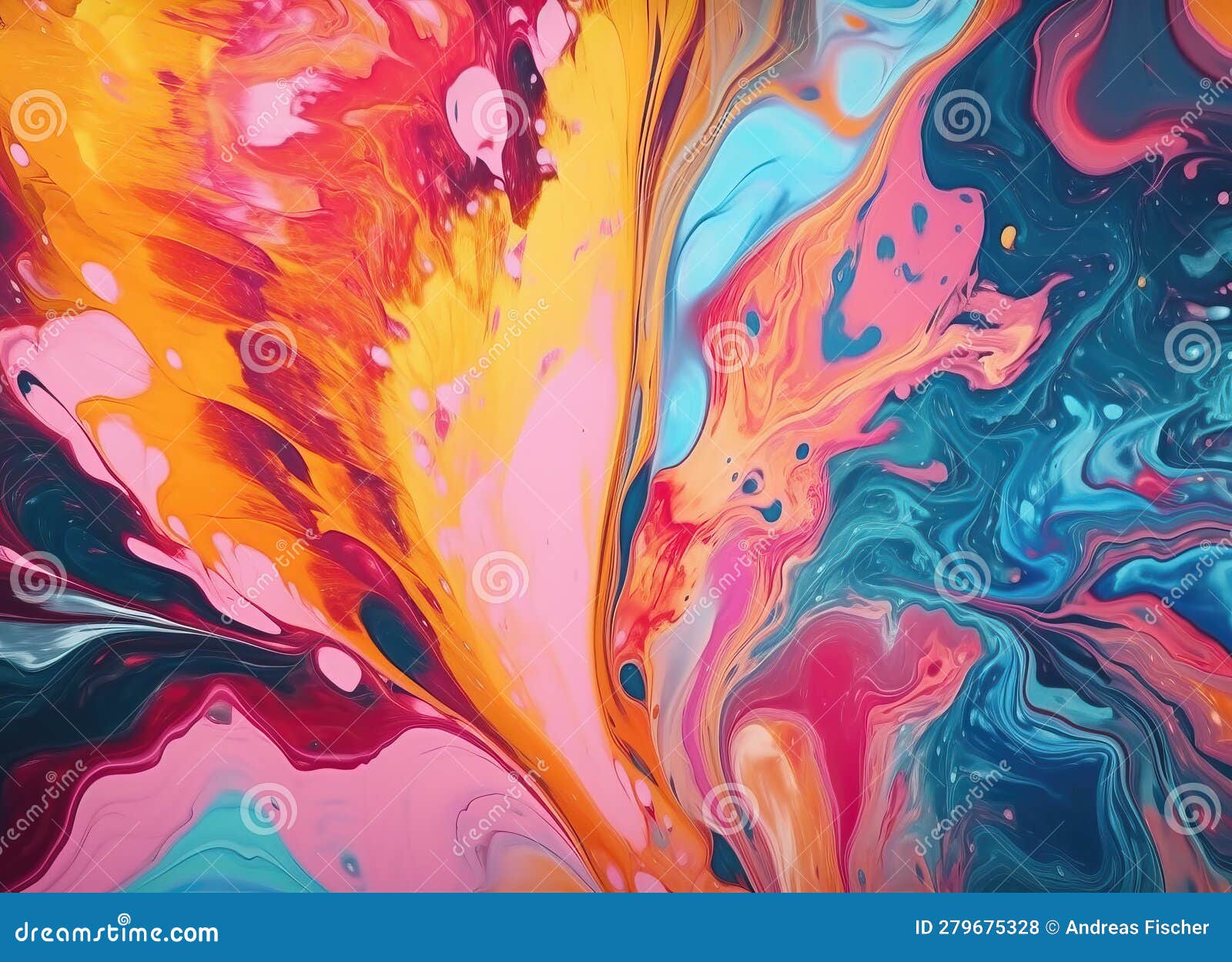 Fluid Texture, Colourful Abstract Paint, Mix Colors, Abstract ...