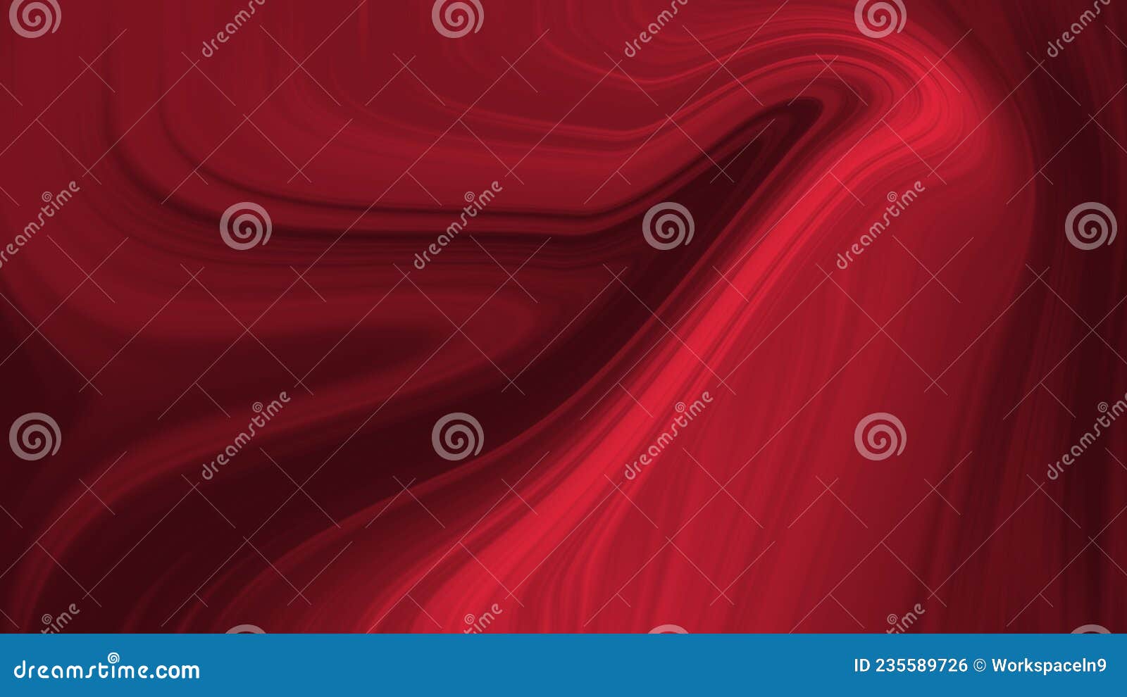 Fluid Vibrant Gradient of Ruby Red Colors with Smooth Movement in the ...