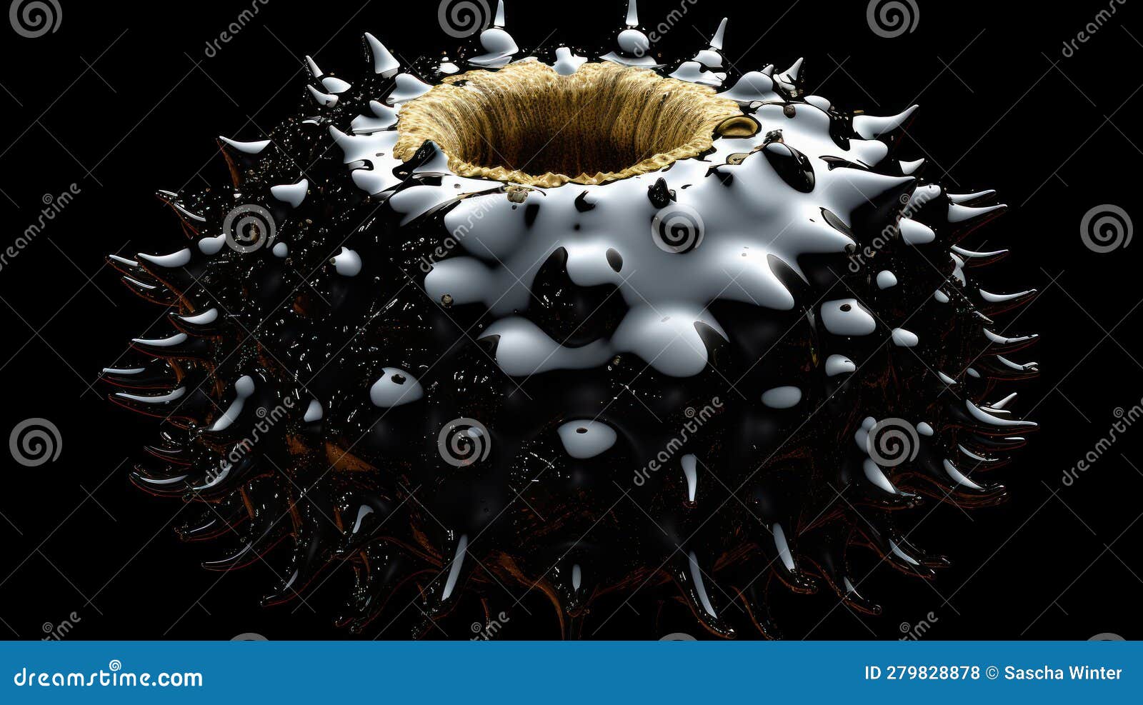 Fluidic Symmetrical Flow Fluid Lines And Shapes - Abstract Background ...