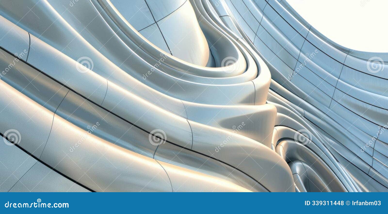 Fluidity in Architecture. Bent, Curved, and Shaped with a Flowing Form ...