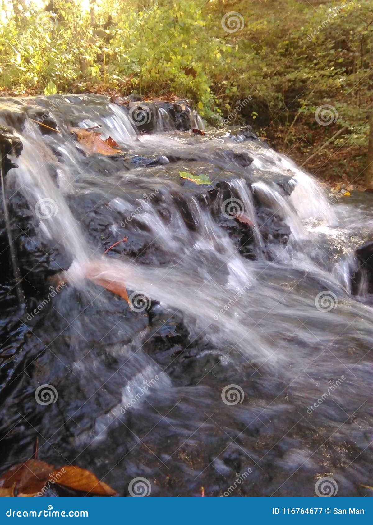 Fluidity stock image. Image of serene, trippy, waterfall - 116764677