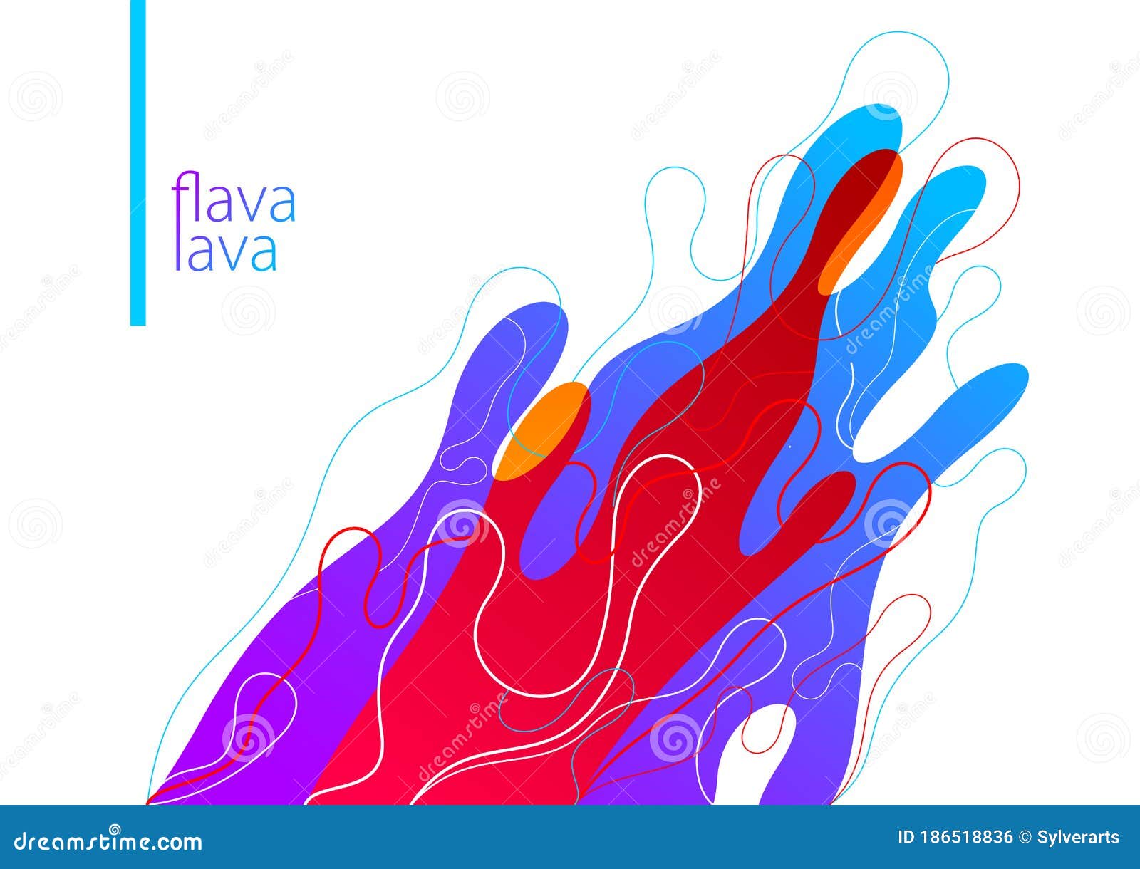 Fluids Colorful Liquid Shapes in Motion Vector Abstract Graphic Design ...