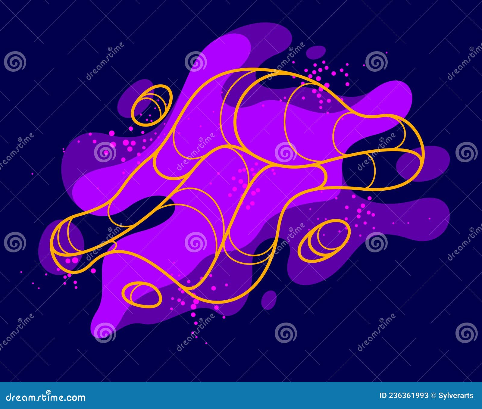 Fluids Colorful Liquid Shapes in Motion Vector Abstract Graphic Design ...