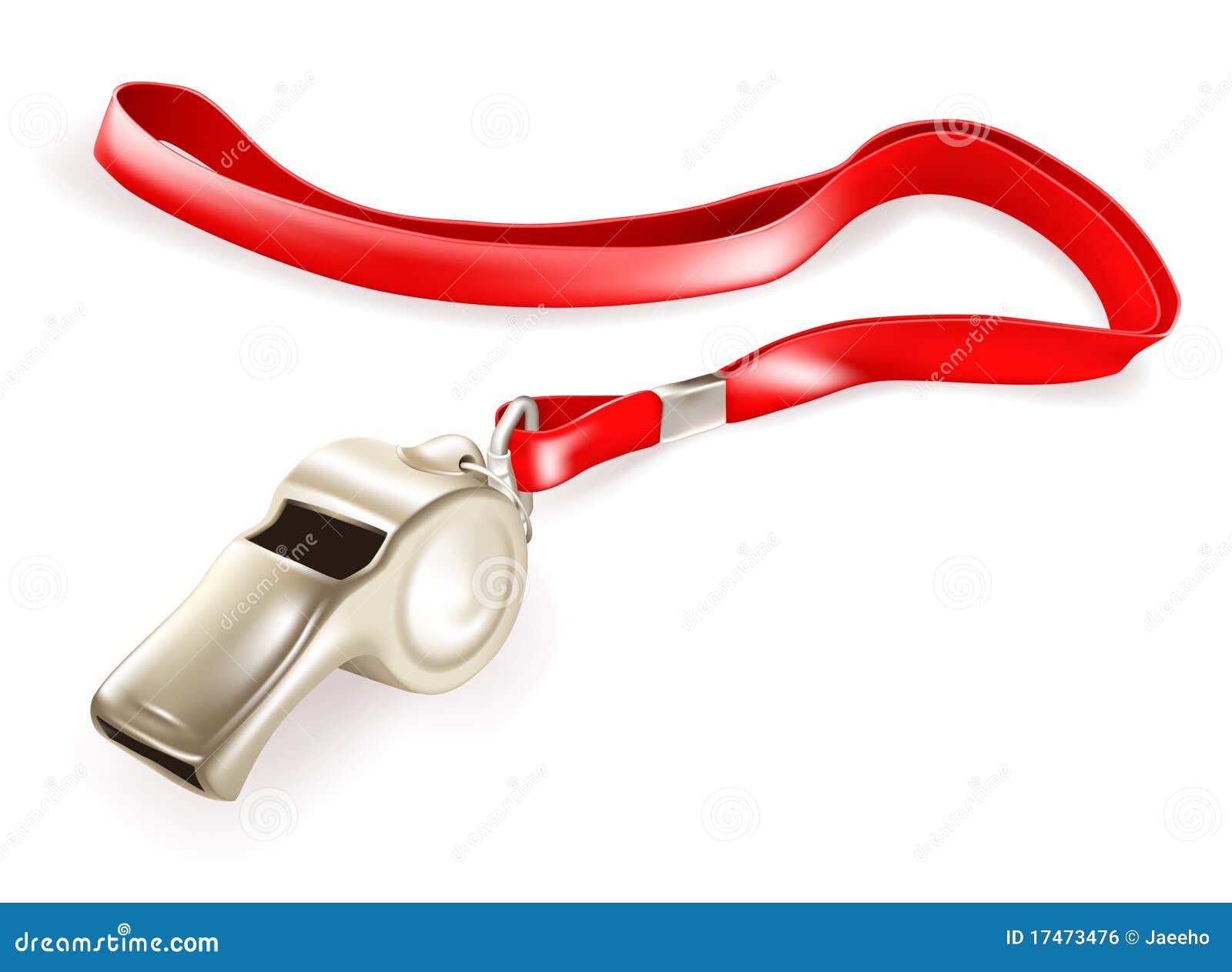 Fluitje vector illustratie. Illustration of trainer, spel - 17473476