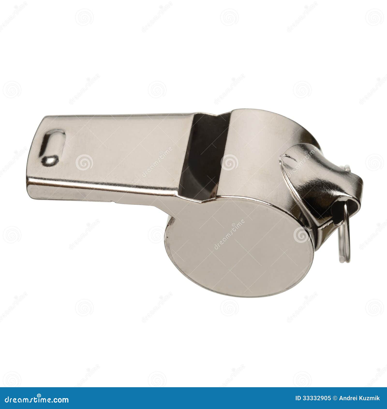 Fluitje stock afbeelding. Image of scheidsrechter, chroom - 33332905