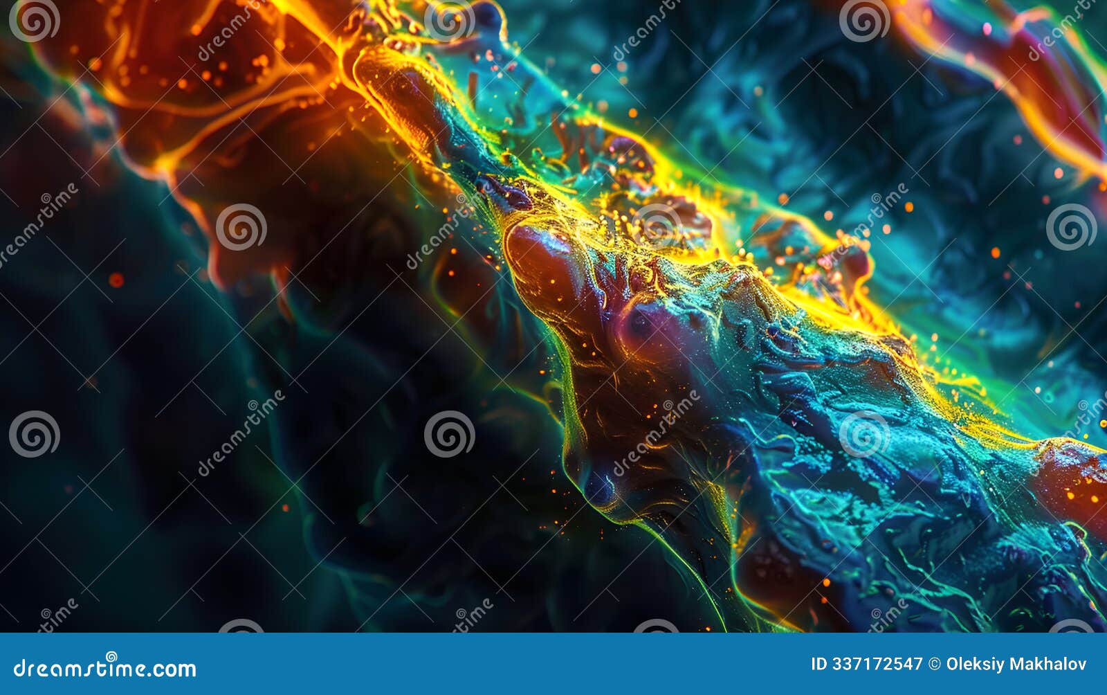 Fluorescence Microscopy Image Capturing Distribution of Specific Type ...