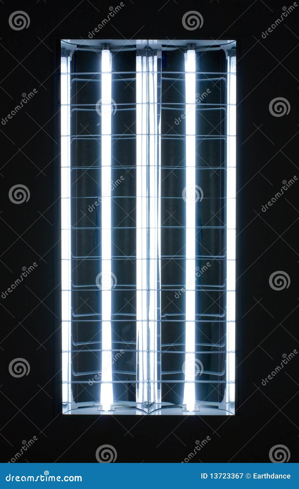 Fluorescent image stock. Image du ville, matériel, objet - 13723367