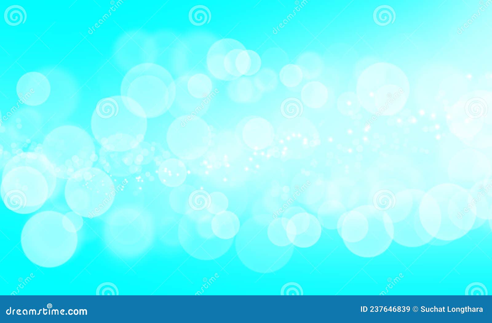 Fluorescent Blue Bright Bokeh Stock Illustration - Illustration of ...