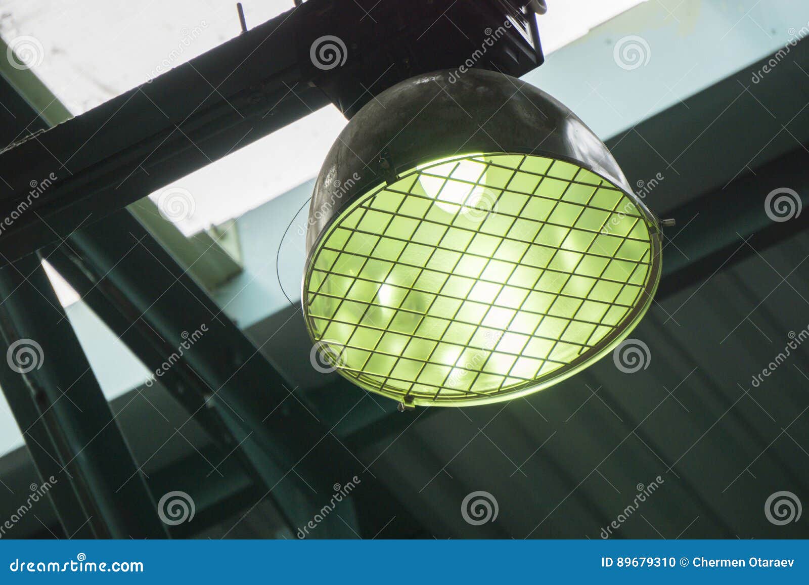 Old Fluorescent Lamps Roof Stock Photos - Free & Royalty-Free Stock ...