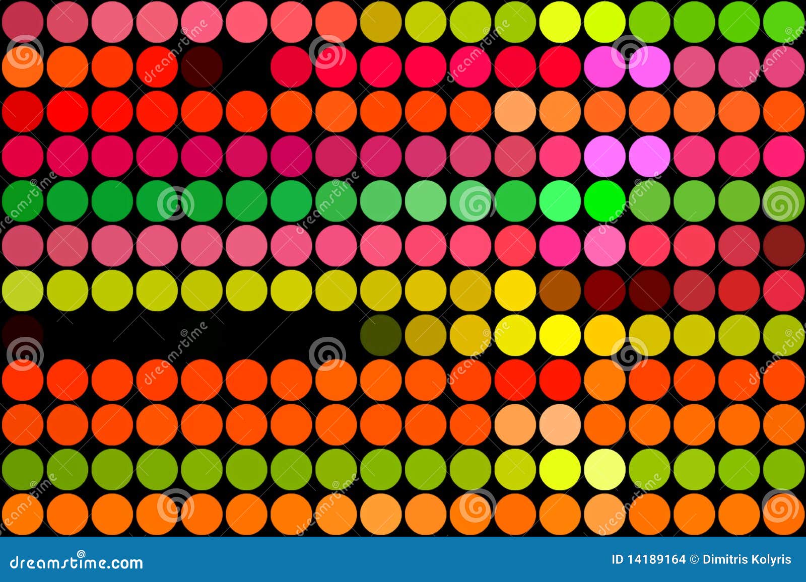 Fluorescent dots stock illustration. Illustration of color - 14189164