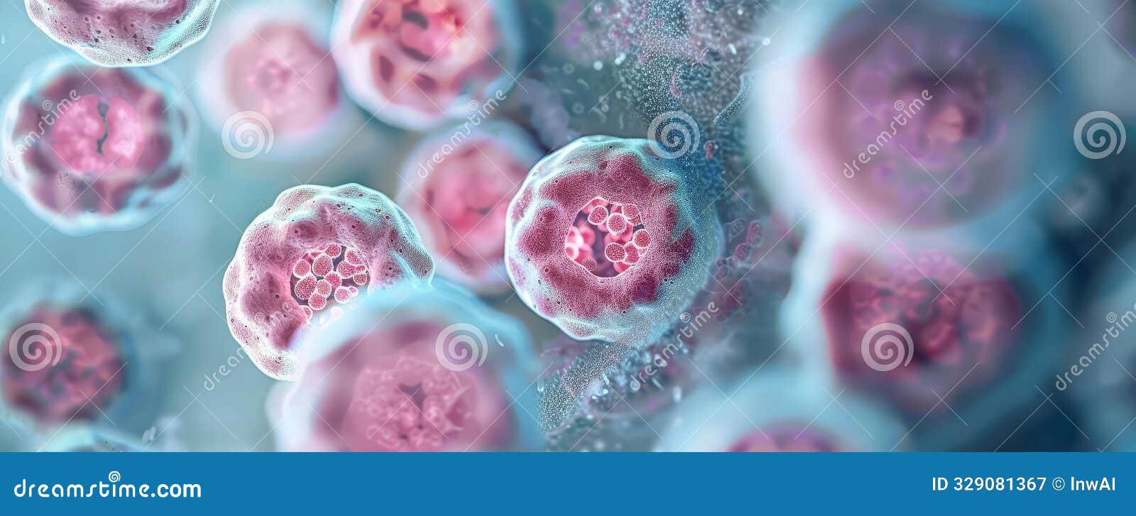 Fluorescent Image of Cell S Genetic Material within Membrane ...