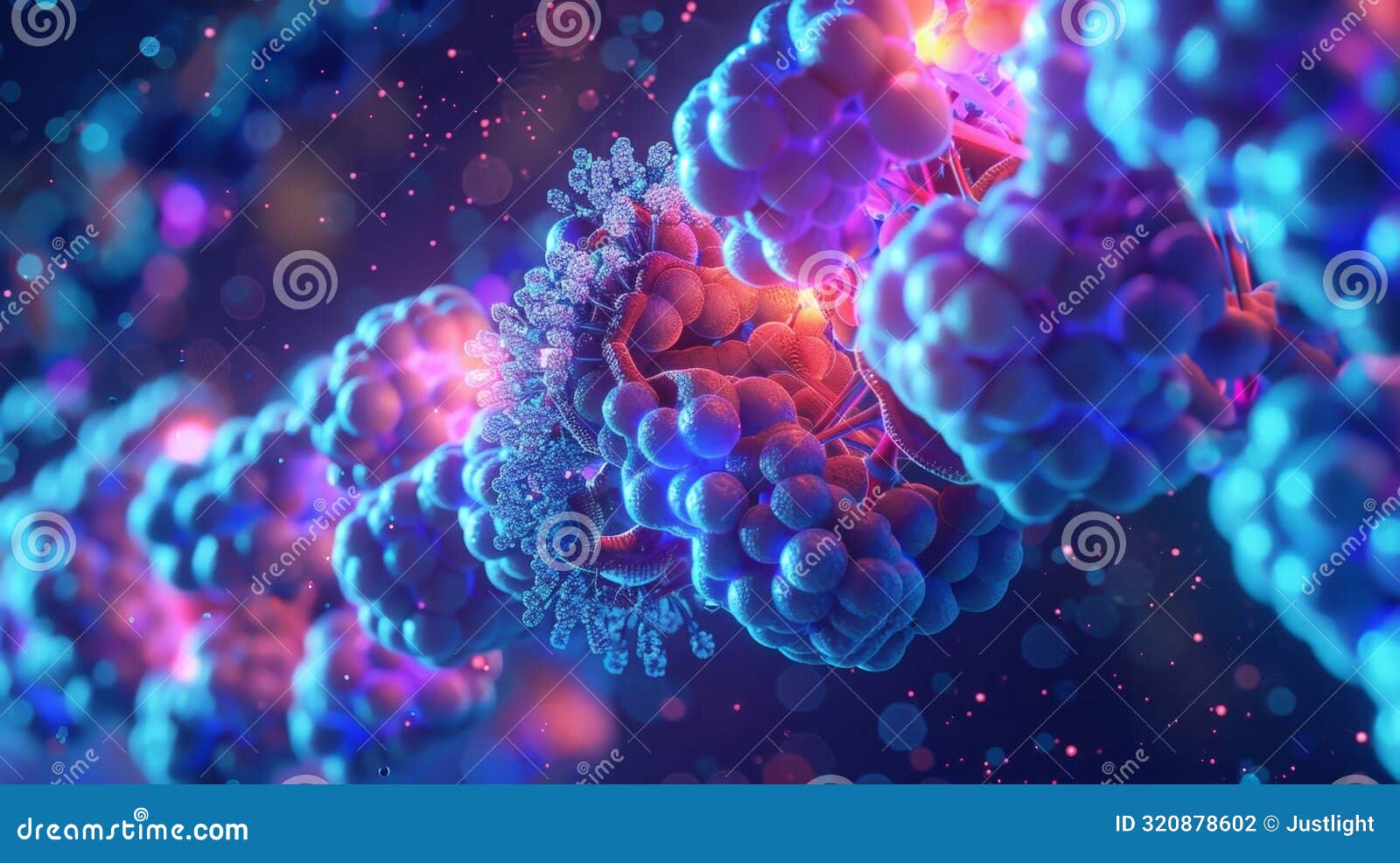 Fluorescent Image Of NADH Dehydrogenase The First Enzyme In The ...