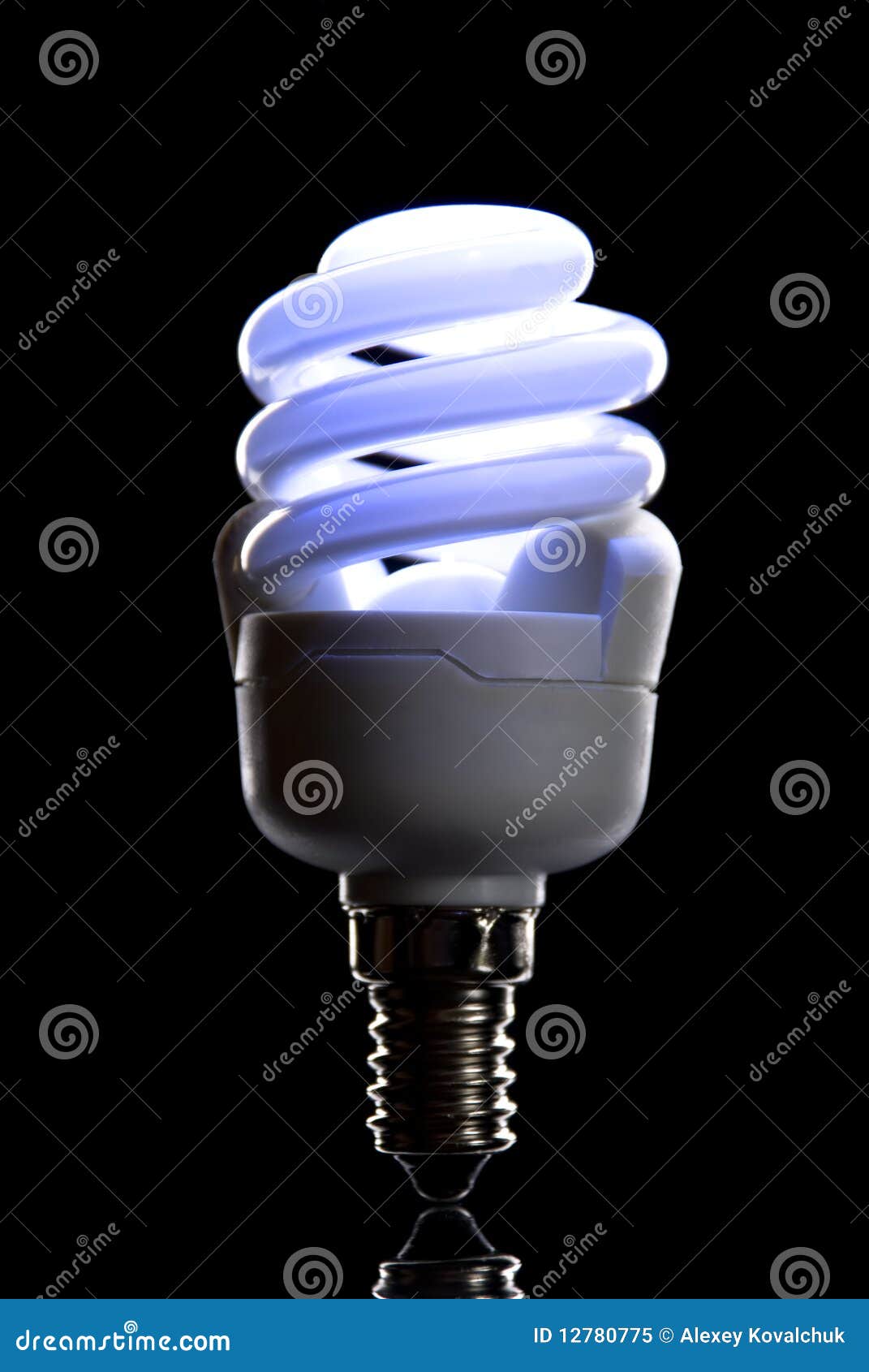 Fluorescent lamp stock image. Image of illuminated, energy - 12780775