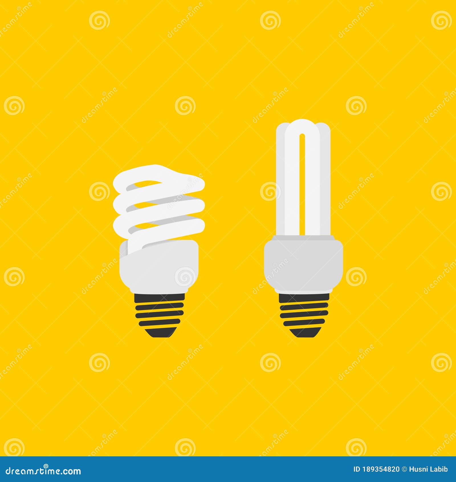 Fluorescent Lamp Vector Illustration Stock Vector - Illustration of ...