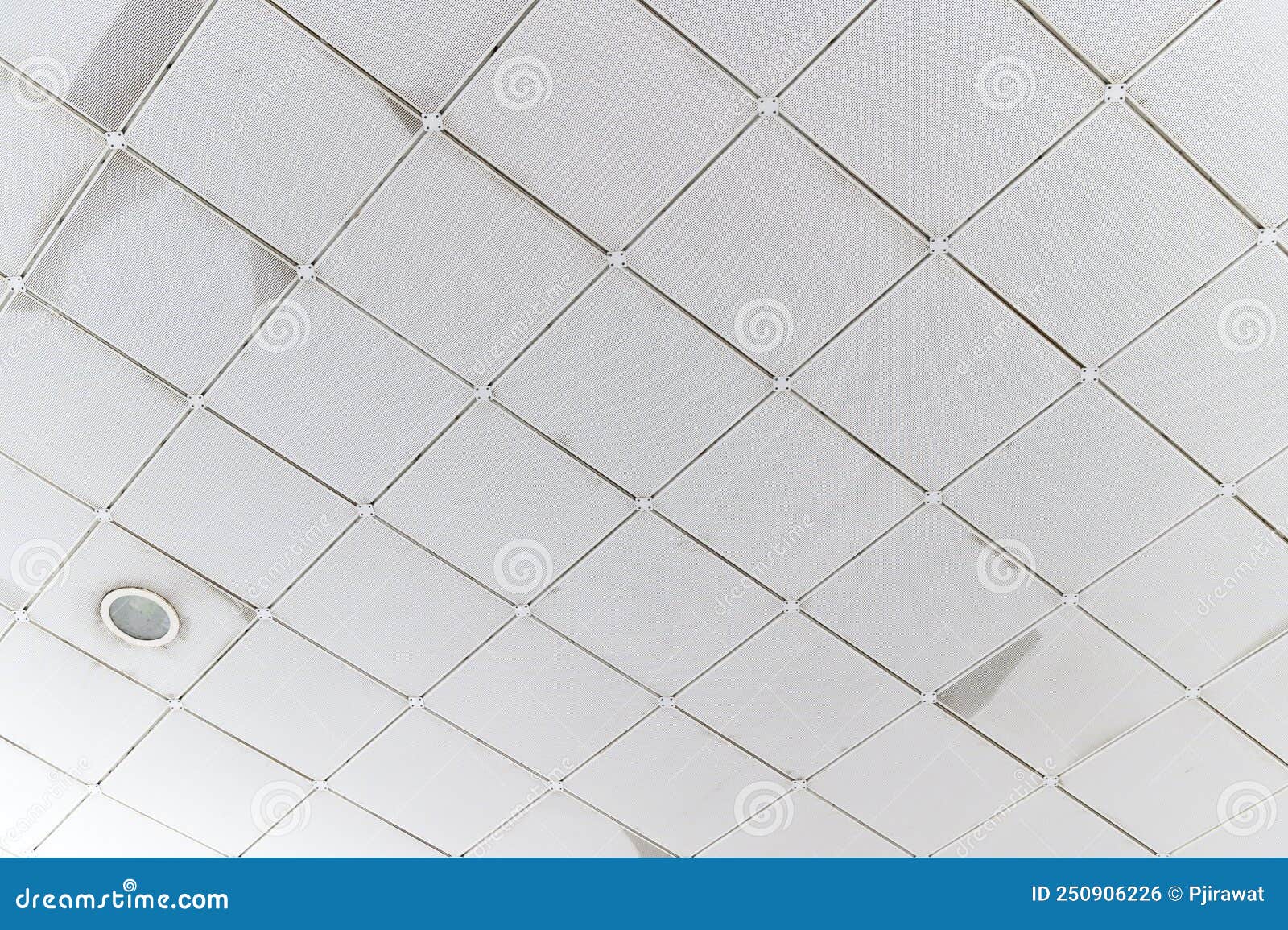 Fluorescent Lamps on the Modern Ceiling Stock Photo - Image of economic ...