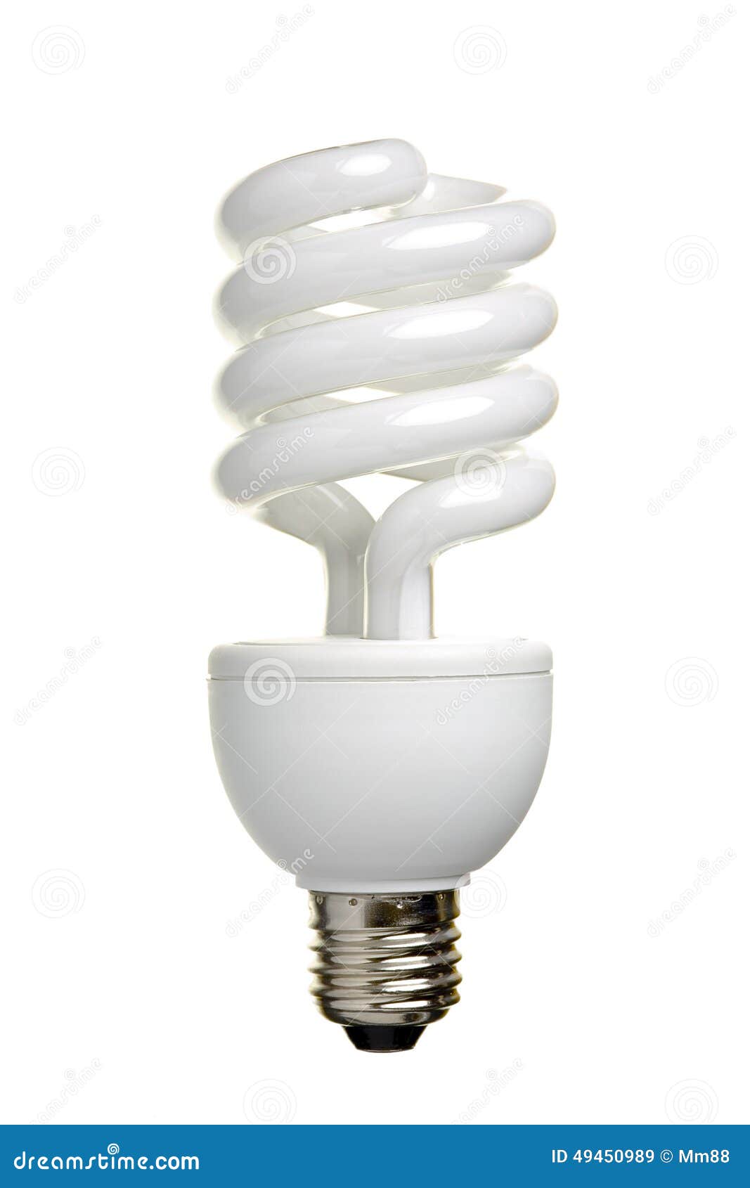 Fluorescent light bulb stock image. Image of electricity - 49450989