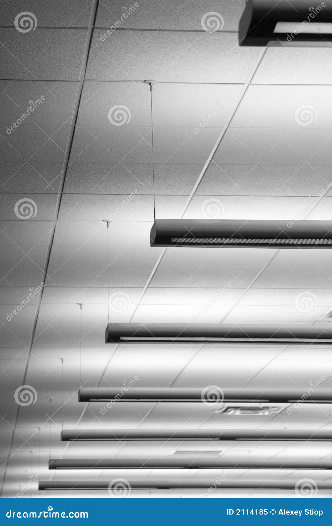Fluorescent lighting stock image. Image of fixture, perspective - 2114185