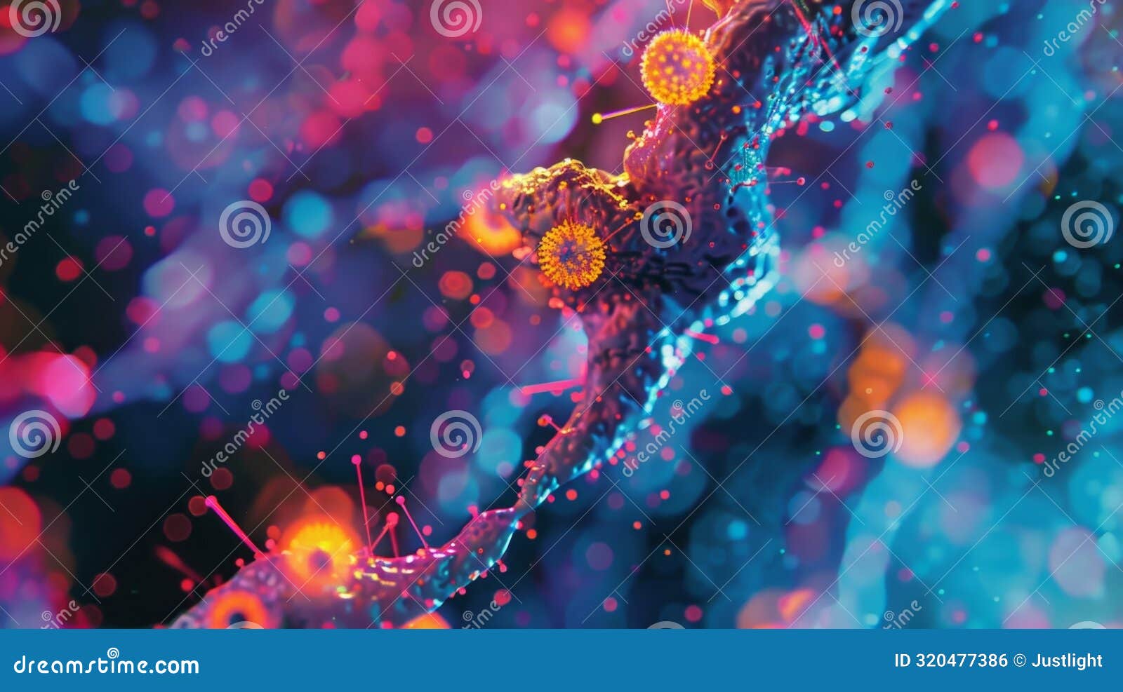 A Fluorescent Microscopy Image Captures the Moment when a ...