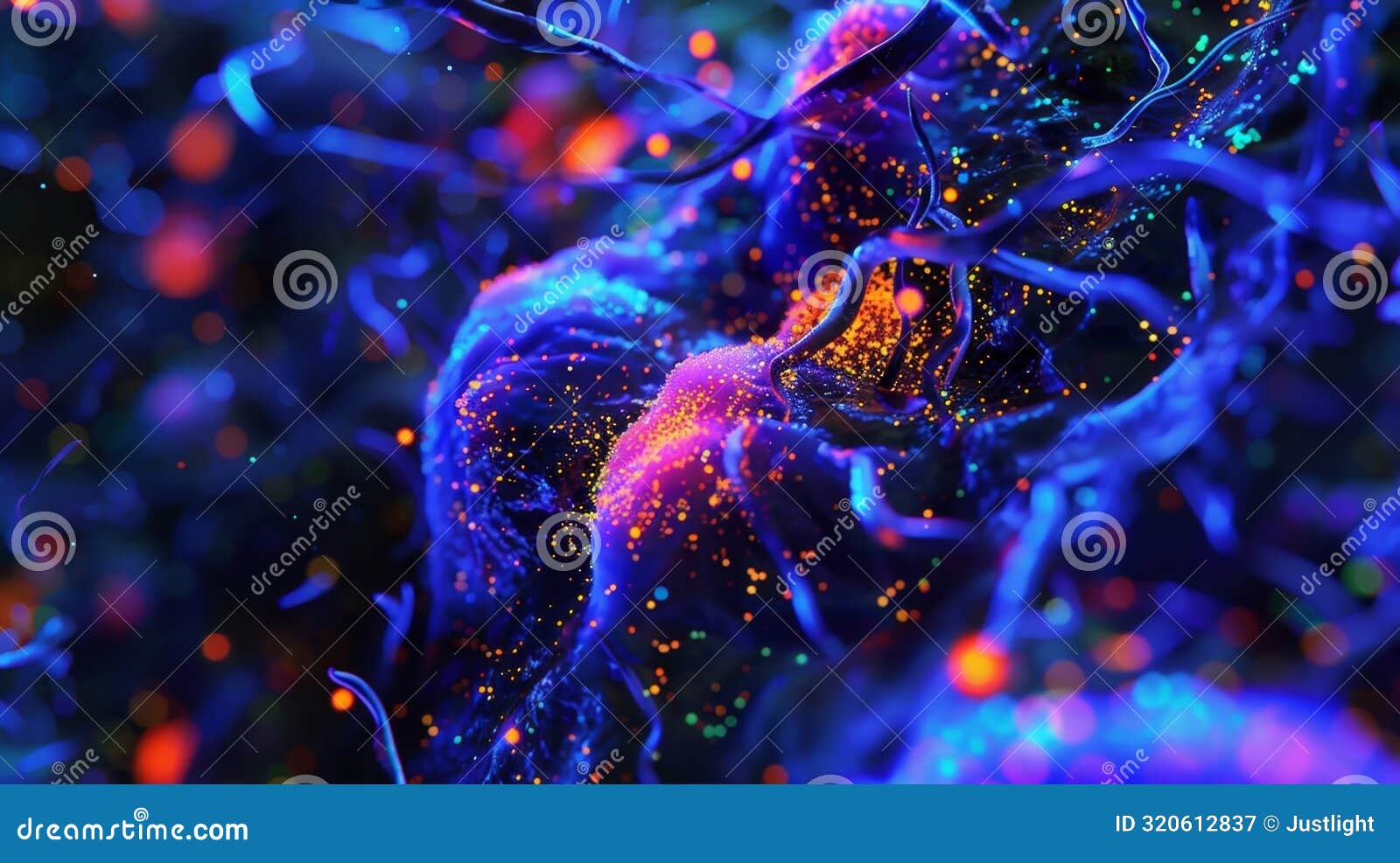 A Fluorescent Microscopy Image Of A Leaf Crosssection Highlighting The ...