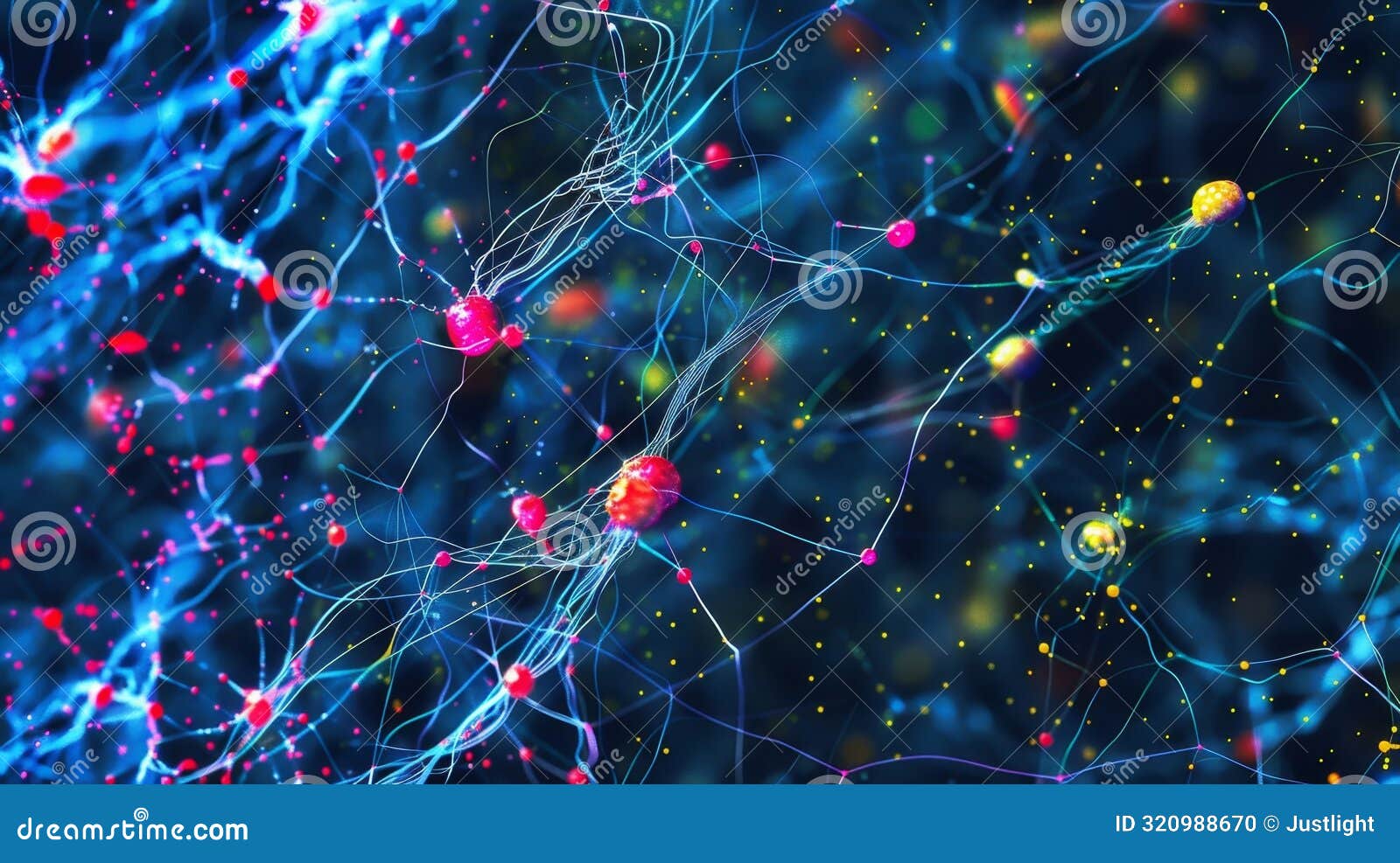 A Fluorescent Microscopy Image Showing The Migration Of Cancer Cells ...