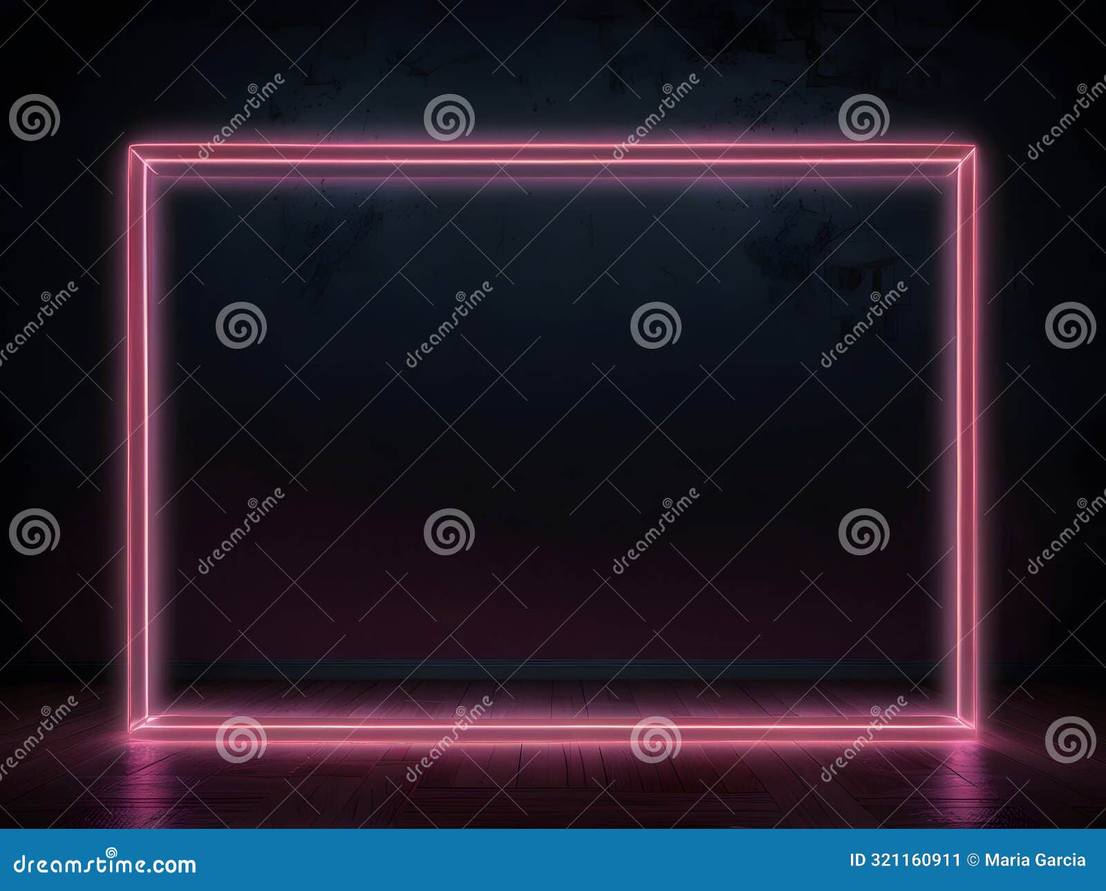 Ai Generated. Fluorescent Neon Pink Video Game Frame Stock Illustration ...