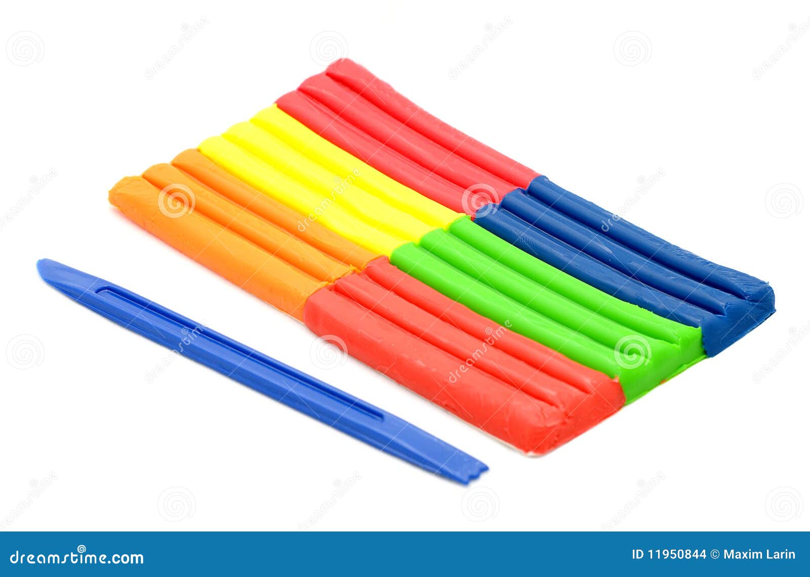Fluorescent plasticine stock photo. Image of child, isolated - 11950844