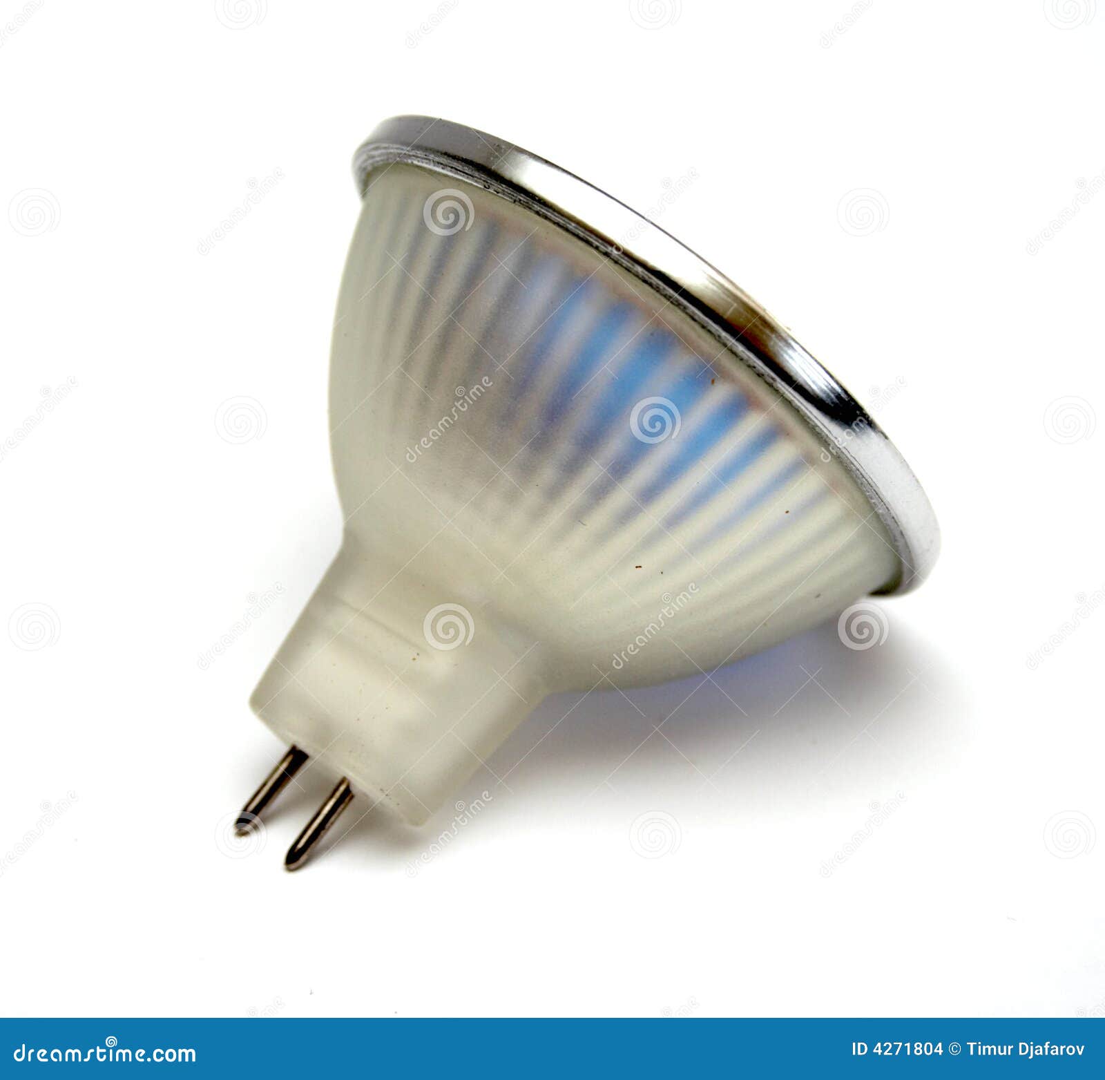 Fluorescent Small Spot Light Bulb Stock Photo - Image of household ...