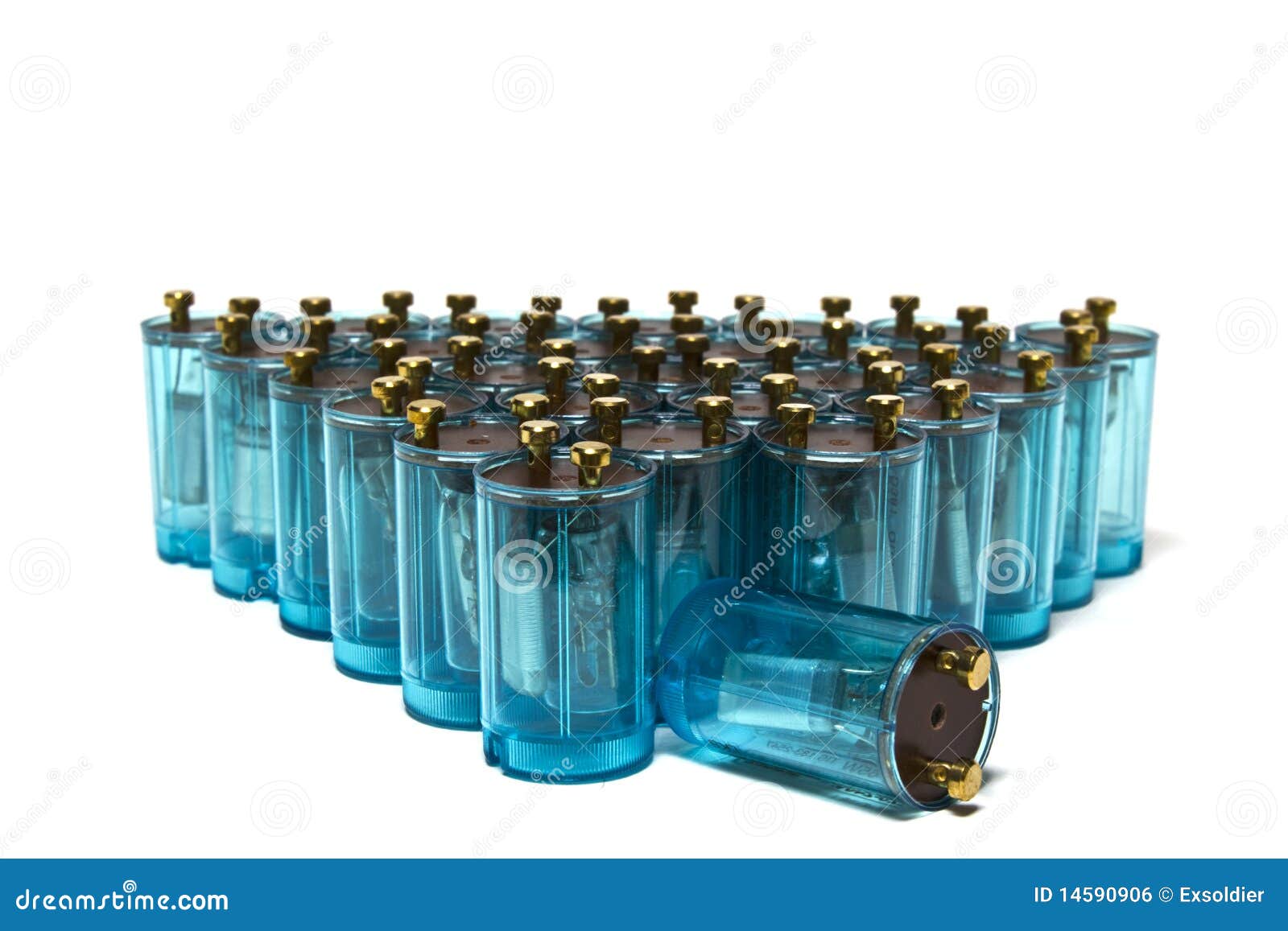 Fluorescent starter unit stock photo. Image of tube, contacts - 14590906