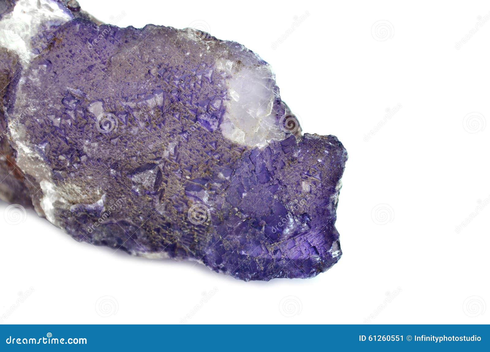 Fluorite gemstone stock image. Image of mineral, healing - 61260551