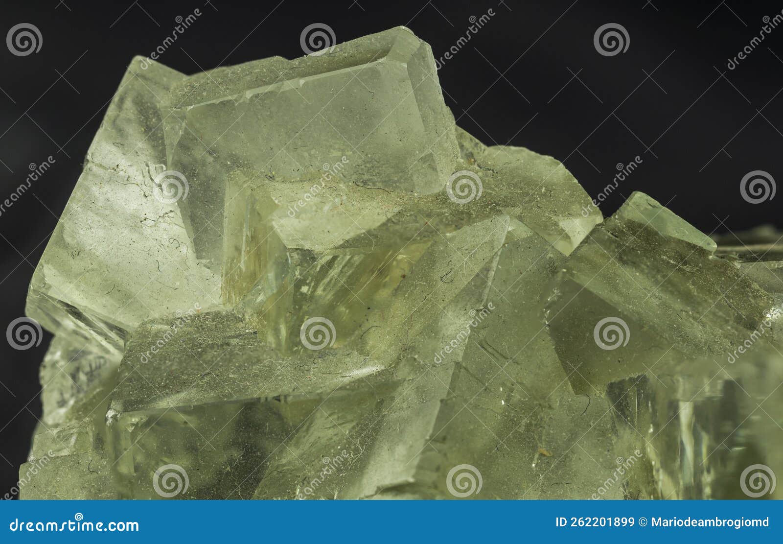 Fluorite mineral sample stock image. Image of crystal - 262201899