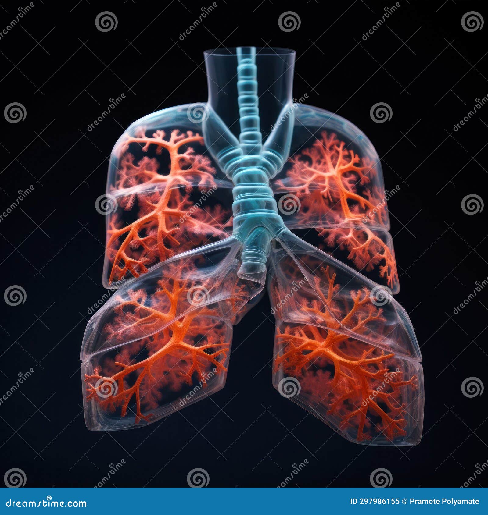 Fluorography of the Human Chest Stock Illustration - Illustration of ...