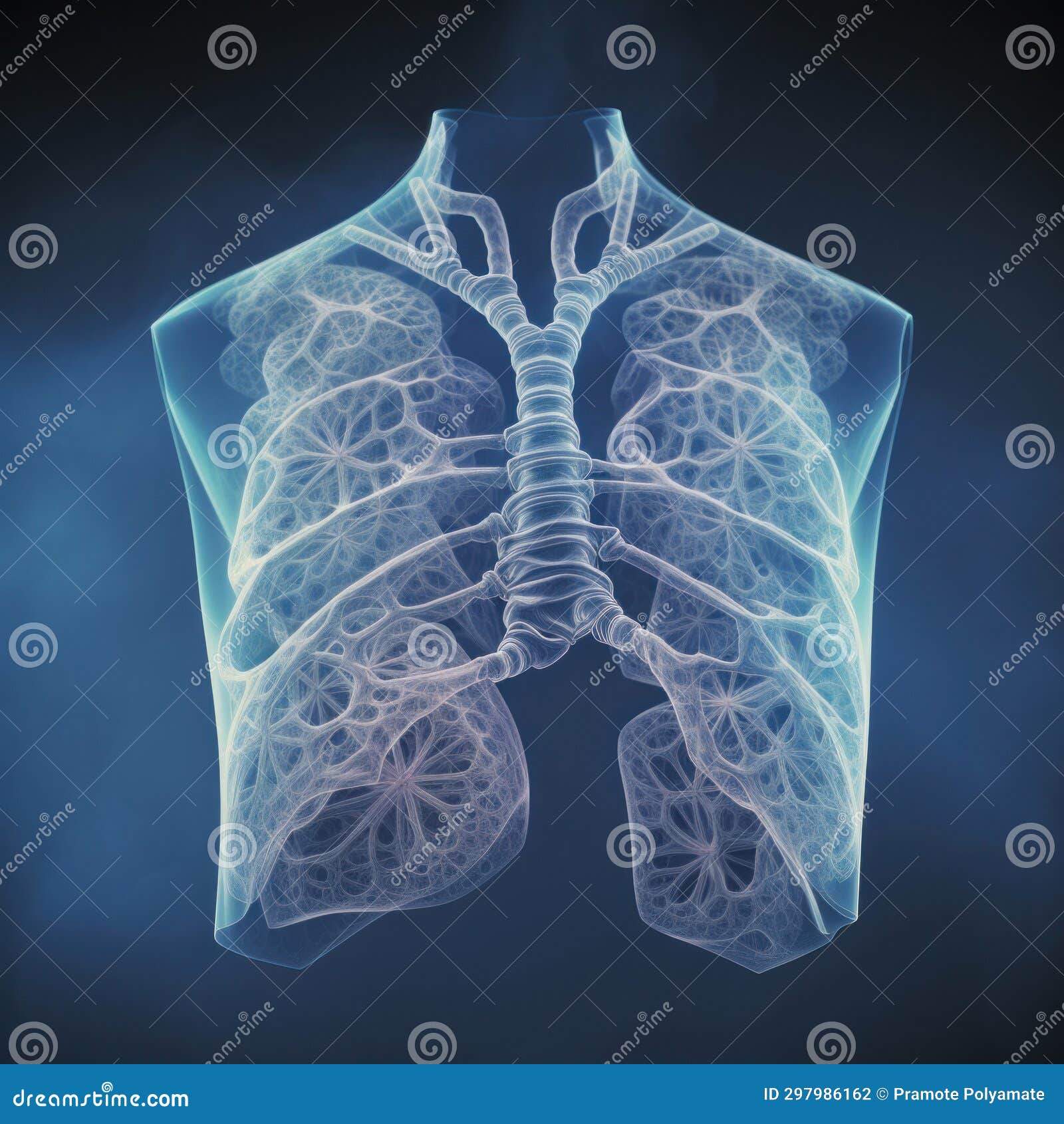 Fluorography of the Human Chest Stock Illustration - Illustration of ...