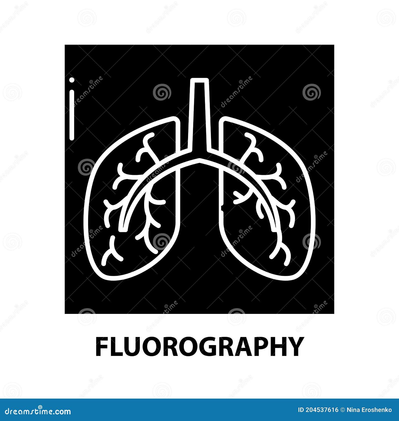 Fluorography Concept Vector. Tuberculosis Specialist Concept Vector ...