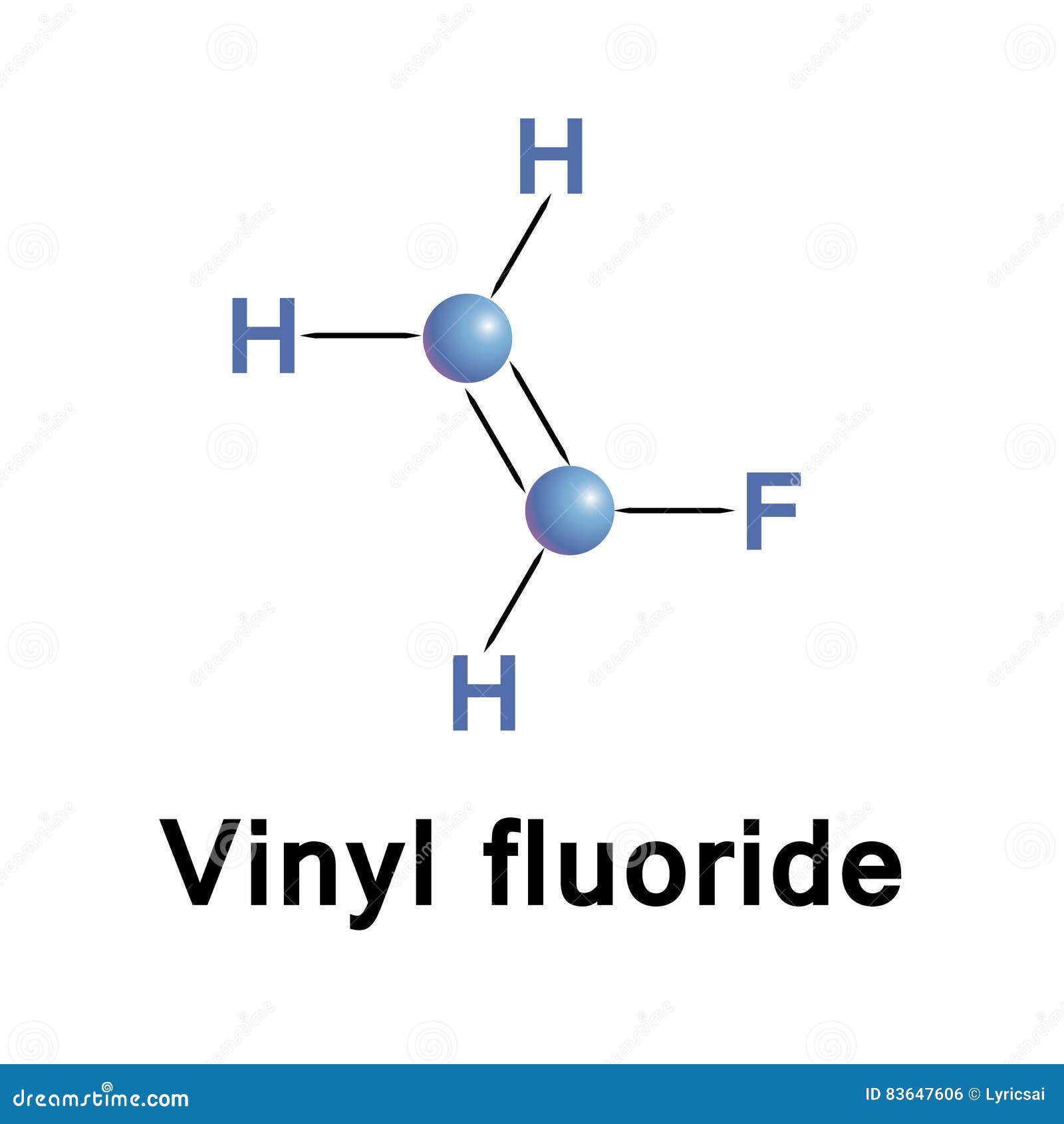 Fluoruro Del Vinilo Orgánico Ilustración del Vector - Ilustración de ...