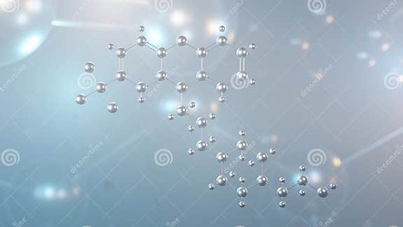 Fluphenazine Molecular Structure, 3d Model Molecule, Phenothiazines ...