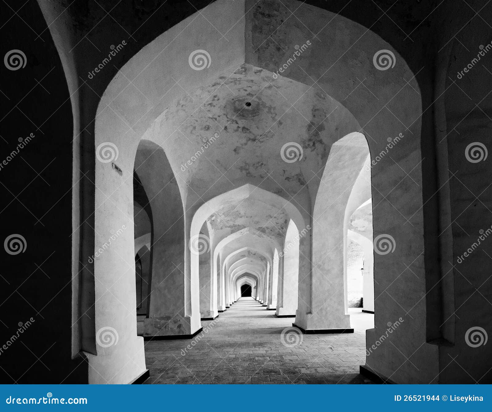 Flur in der Kolon Moschee stockfoto. Bild von araber - 26521944