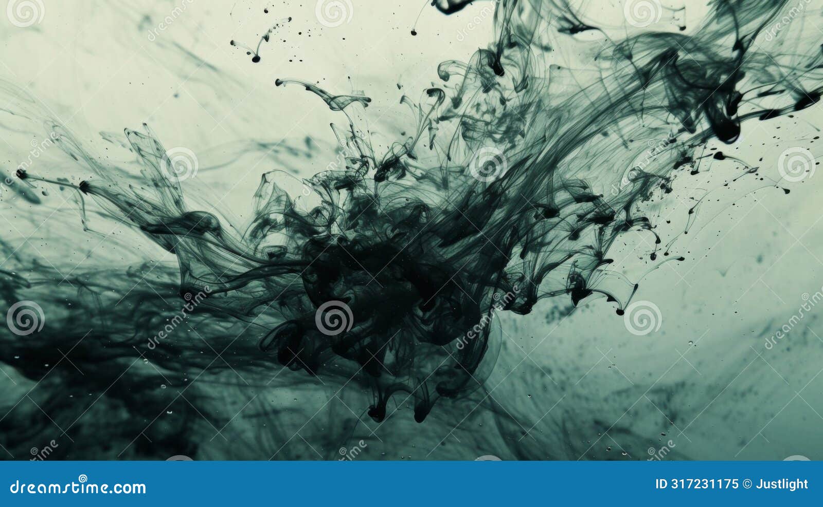 A Flurry Of Fluid Motion And Shapeshifting Forms As Ink Dances And ...