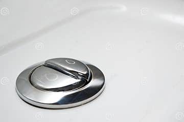 Flush button stock photo. Image of metal, sanitary, faience - 1758128