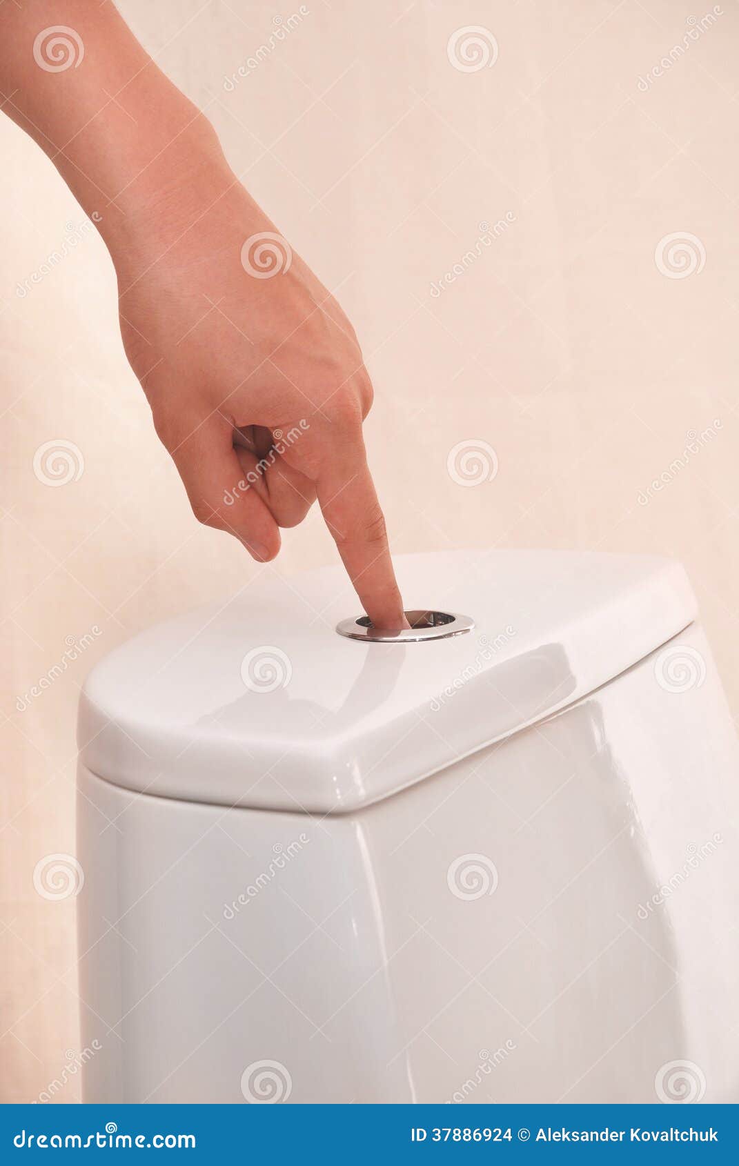 Flushing toilet stock photo. Image of human, sign, flushing - 37886924